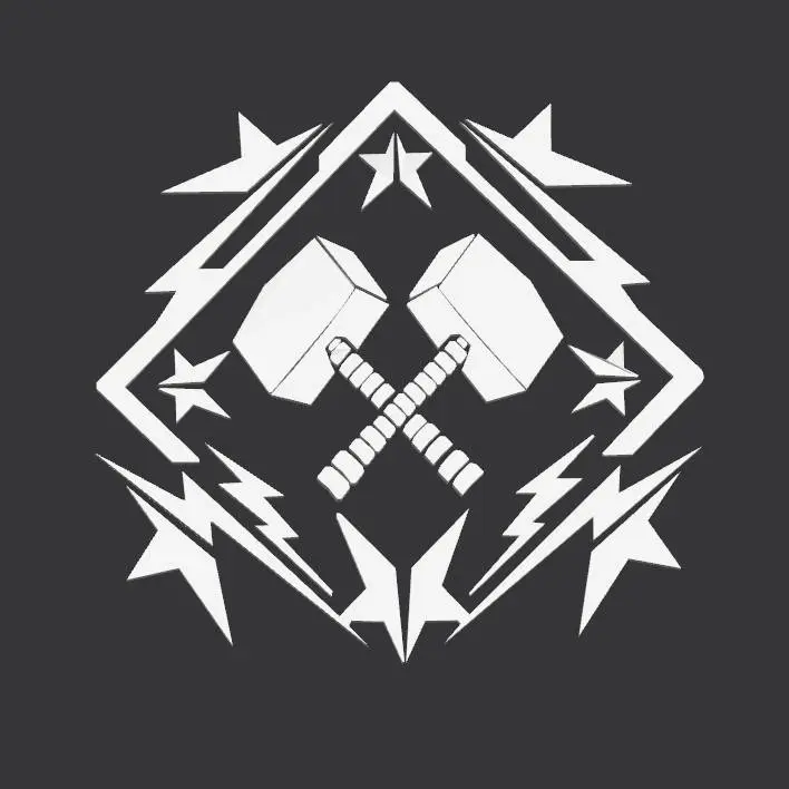 3D Printer Files | 3MF File | Fan-made 4000 Damage Hammer Badge ...