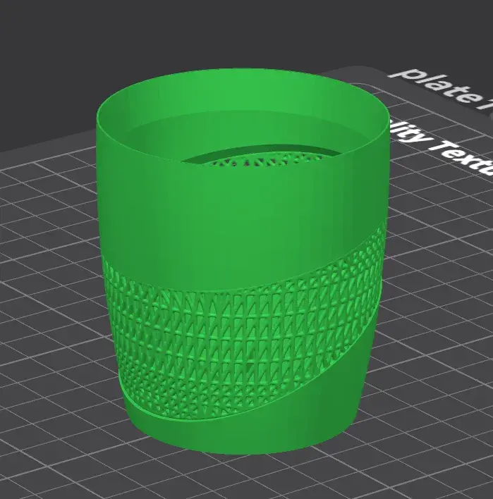 3D Printer Files | 3MF File | Mesh Planter | Creality Cloud