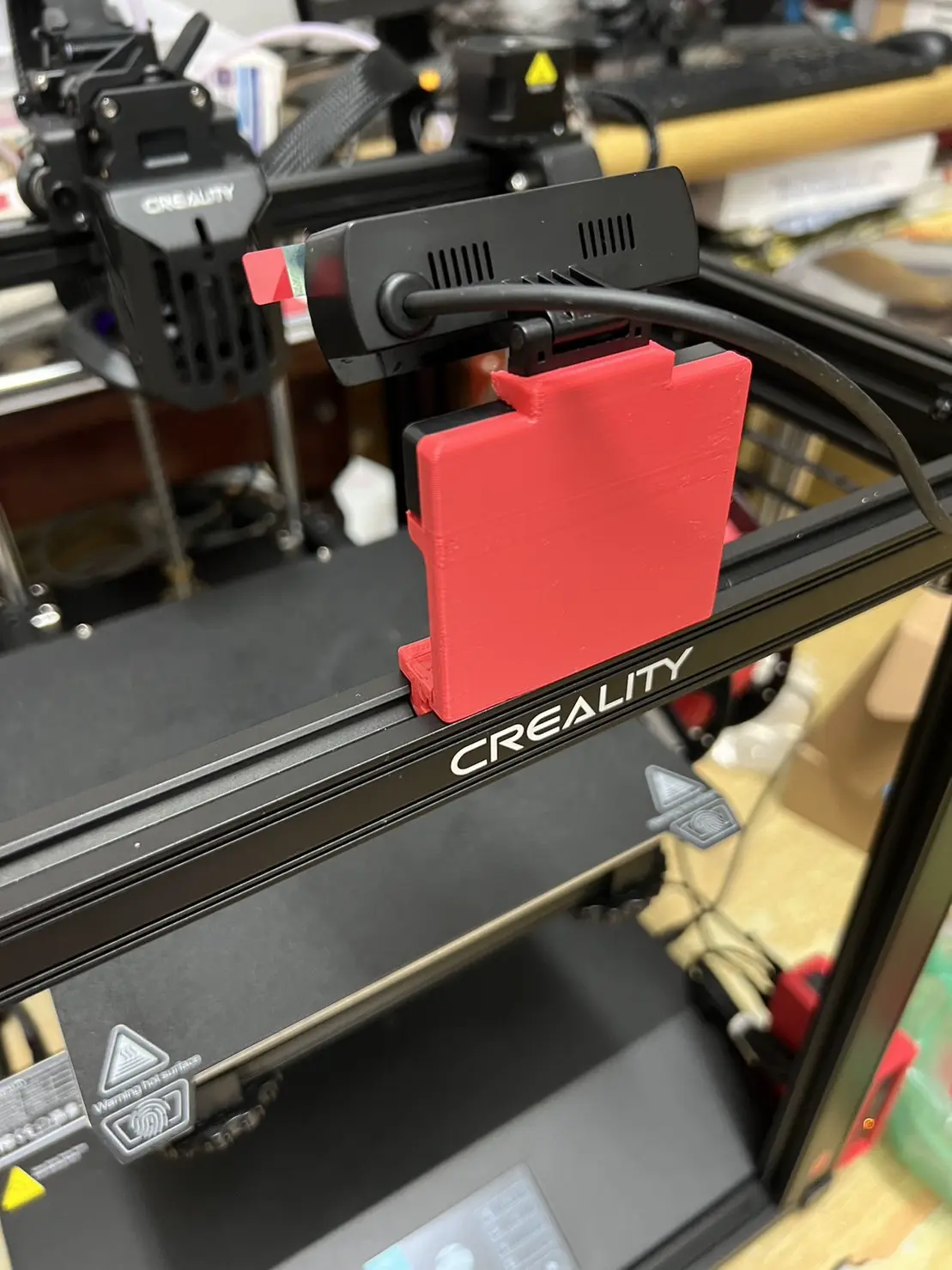 3D Printer Parts STL Download - CrealityCameraHolderForEnder 5S1 (No ...