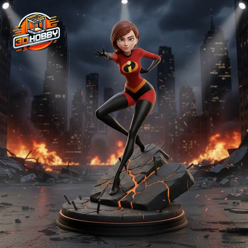 3D Printer Files | 3MF File | Elastigirl | Creality Cloud