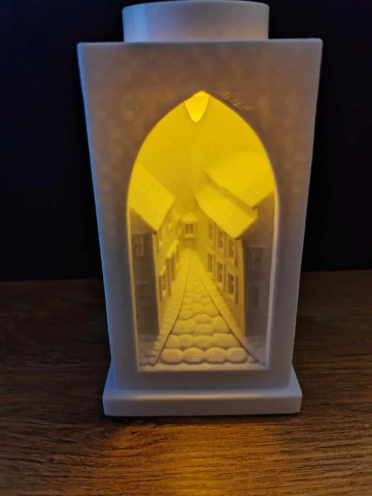 3D Printer Files | 3MF File | Tea light lamp - night street | Creality ...