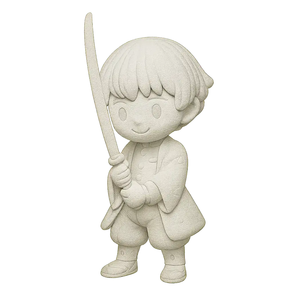 3D Printer Files | 3MF File | Chibi Zenitsu Agatsuma | Creality Cloud