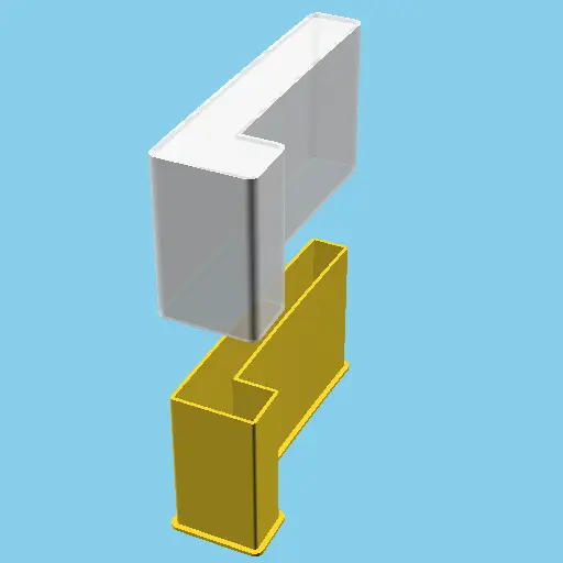 Free 3D Printer Parts STL Download - LATIN SMALL LETTER L, nestable box ...