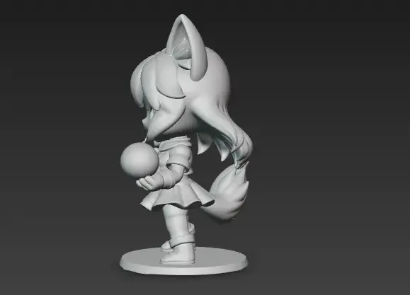 Characters & Creatures STL Download - Lightning Girlby The calm moon