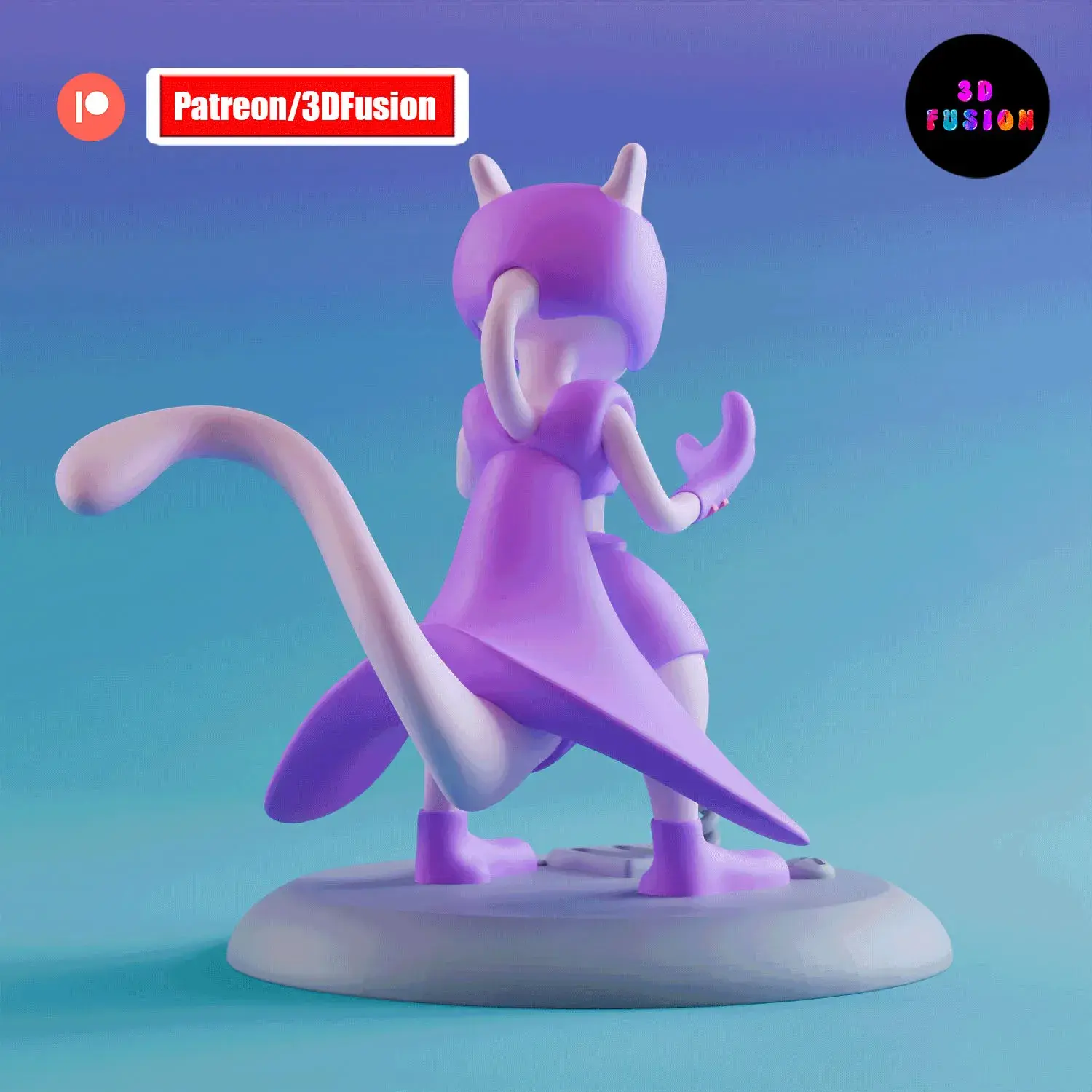Other STL Download - MewTwo X Magneto | MultiColor Pokemon Mini Decorby ...