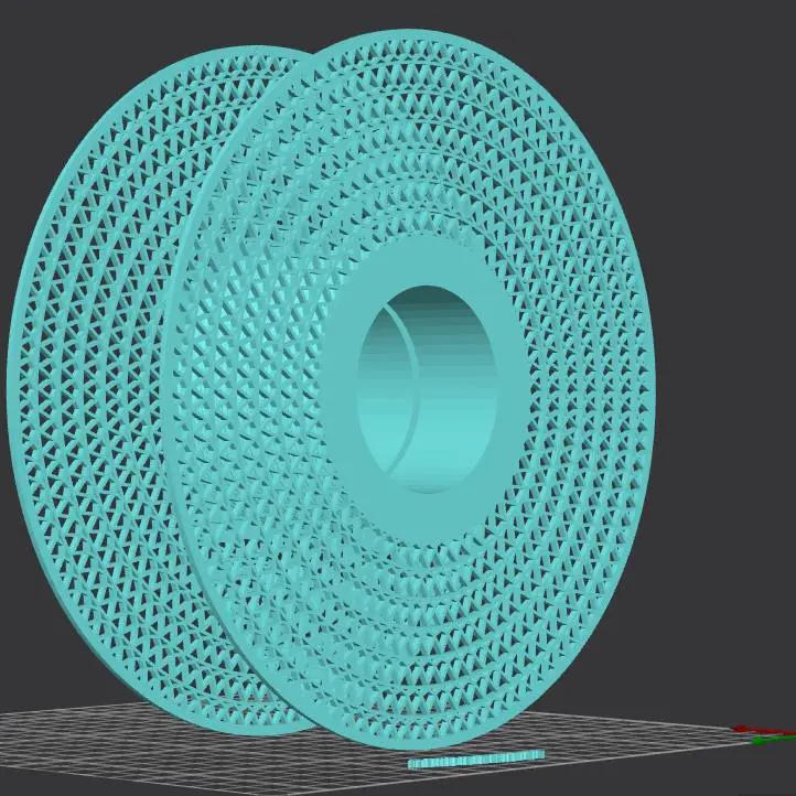 3D Printer Files | 3MF File | Diamond Filament Wheel no screw ...