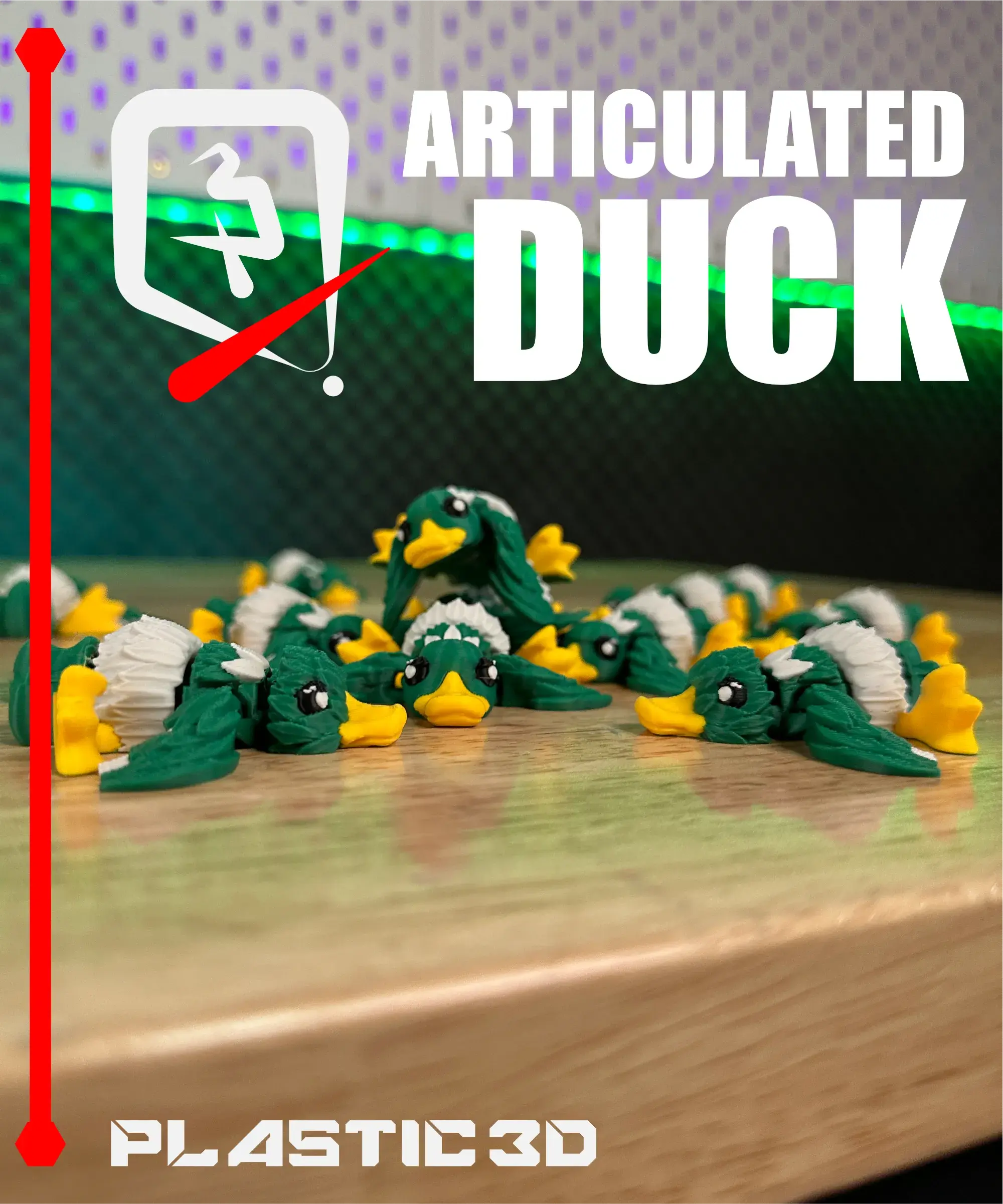 3D Printer Files | 3MF File | Articulated Duck-A wobbly little wonder ...