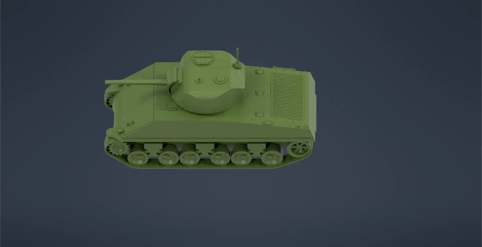 3D Printer Files | 3MF File | Sherman tank model | Creality Cloud