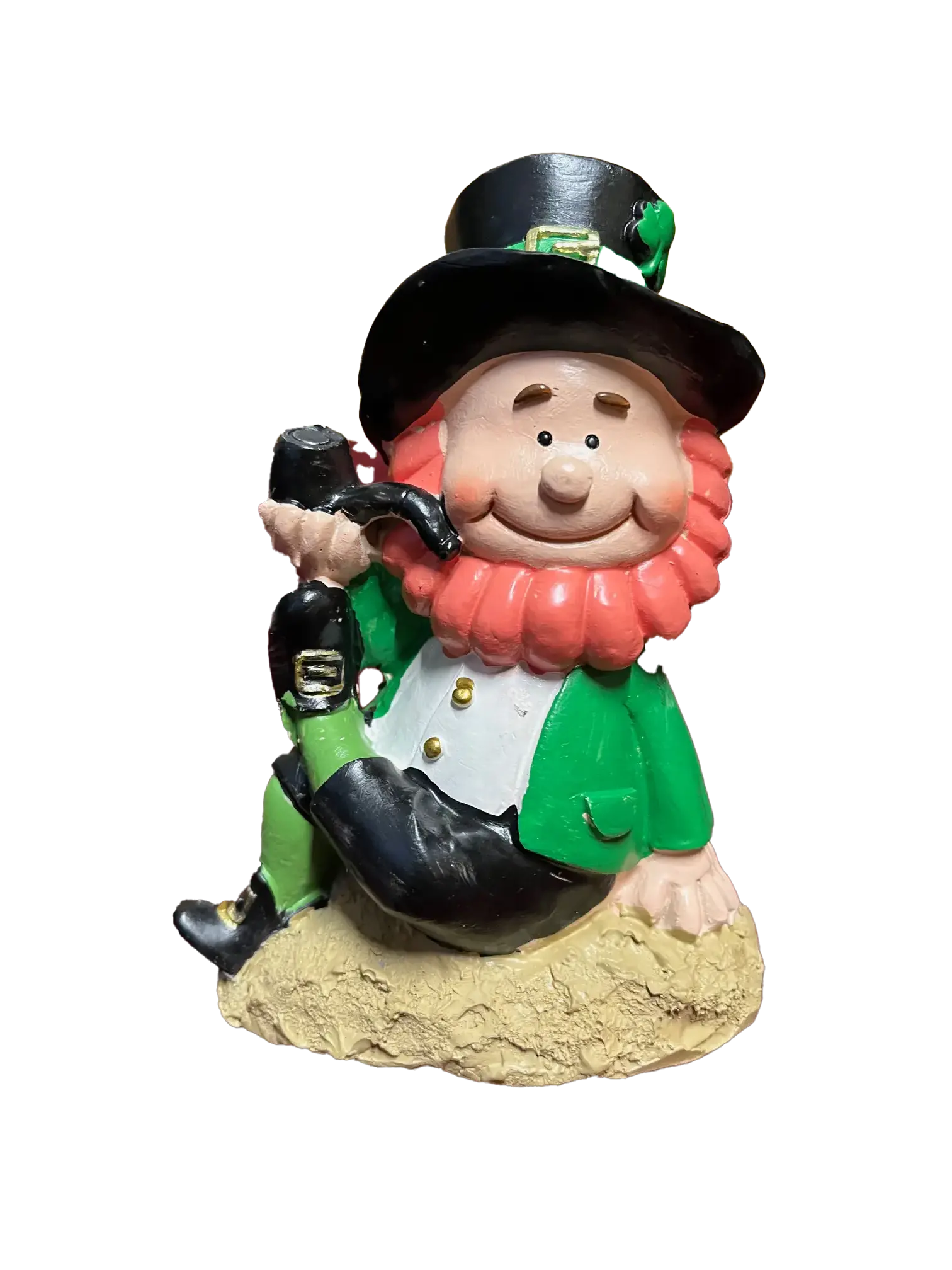 Characters & Creatures STL Download - Lucky Leprechaun with His Pipeby ...
