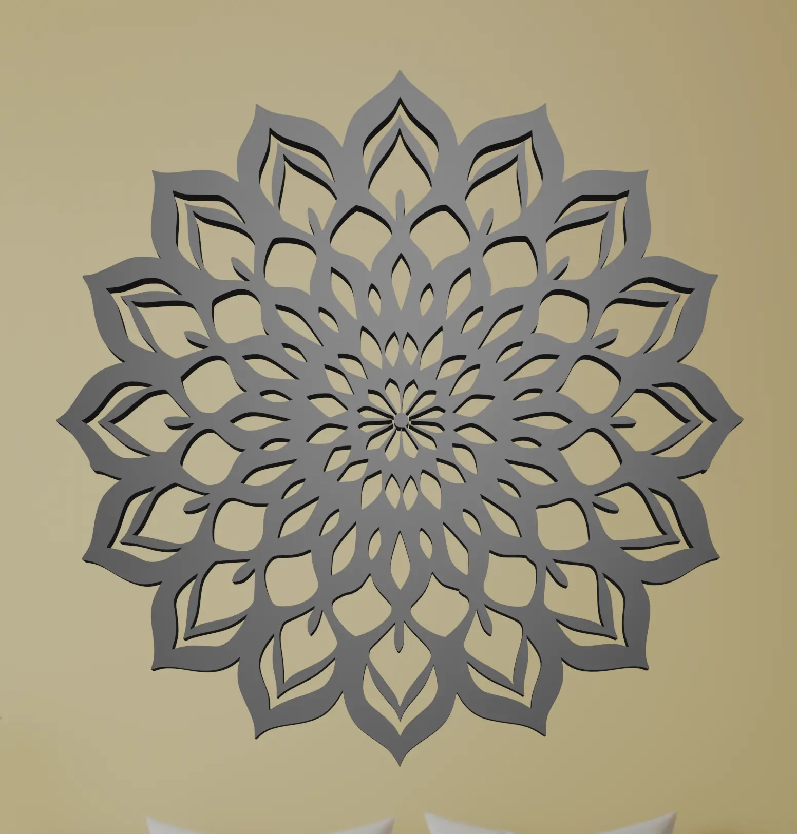 Home Decorations & Ornaments STL Download - Mandala Wall Artby Ri0m0
