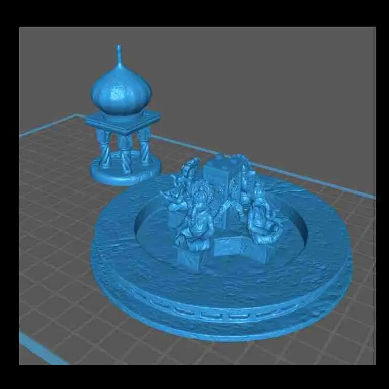 Props & Terrain STL Download - Indian fancy fountain - miniatures ...