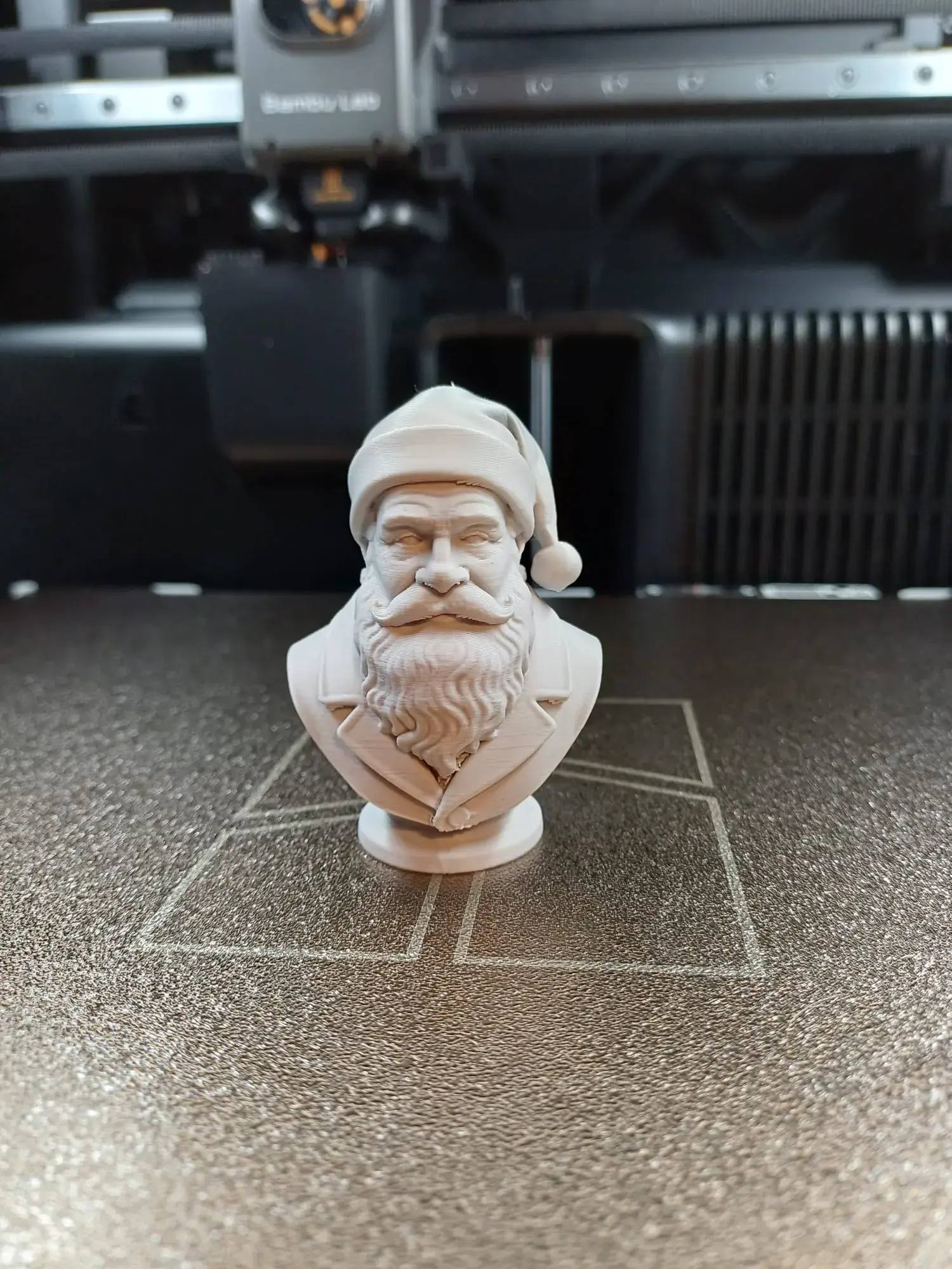 3D Printer Files | 3MF File | Classic Santa Bust – A Timeless Holiday ...
