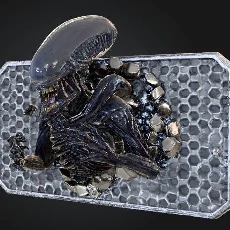 3D Printer Files | 3MF File | Zenomorph breaks through Tower PC Side ...