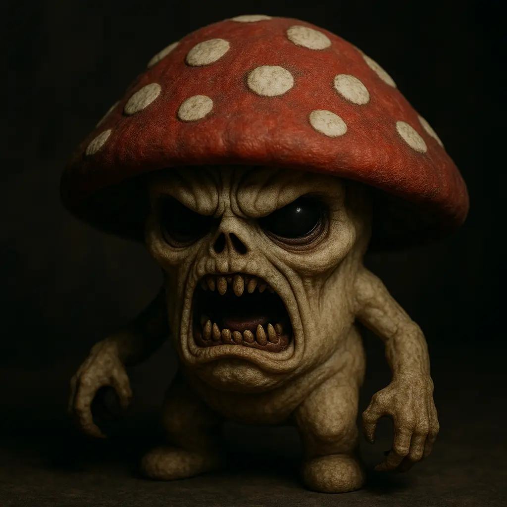 Free Characters & Creatures STL Download - Scary Mushroom Guy by Puffy420