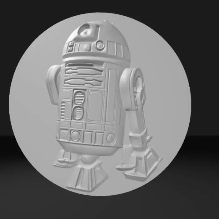 Free Badges & Coins STL Download - R2-D2by TMG252