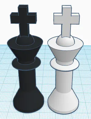 Board Games & Card Games STL Download - Full Simplistic Chess Pieces ...