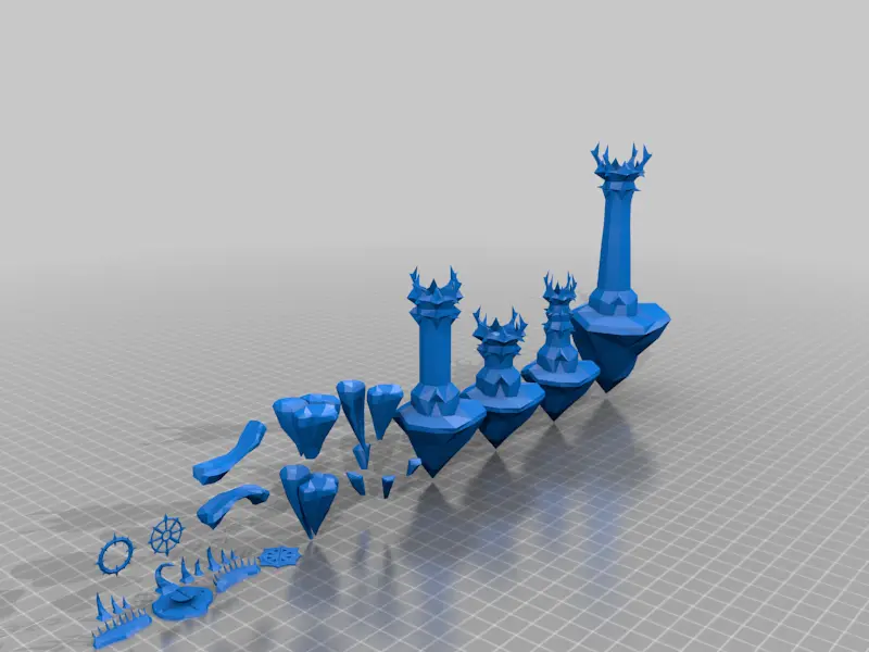 various wtw props and assets | 3D models download | Creality Cloud