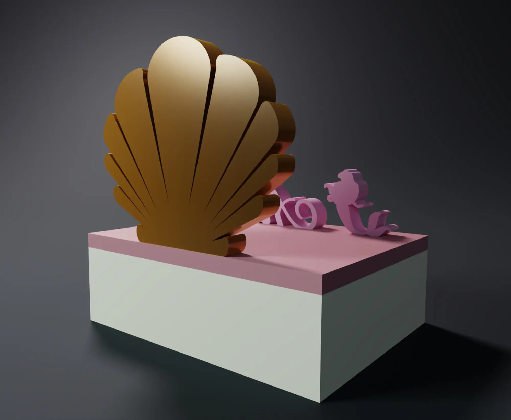Other STL Download - DISNEY PRINCESS ARIEL BOXby César_Cruz