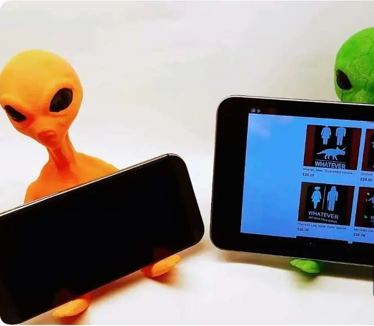 3D Printer Files | 3MF File | alien phone stand | Creality Cloud