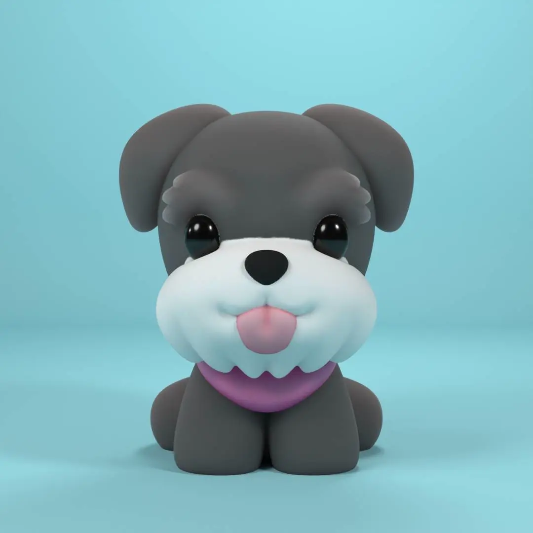 3D Printer Files | 3MF File | Chibi dogs | Creality Cloud