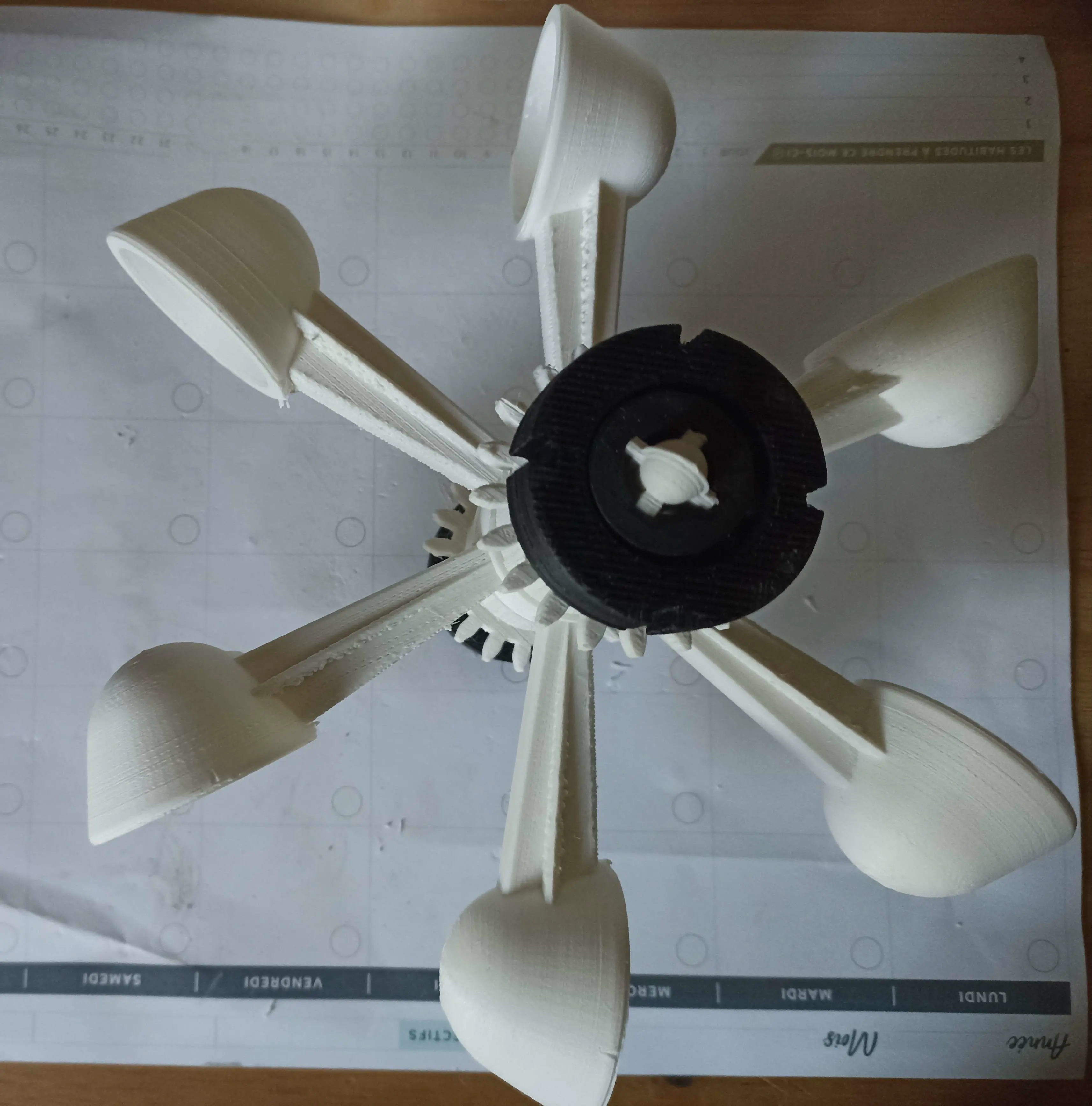 Free Test Models STL Download - Roue à Eau V3 / Water wheel V3by ...