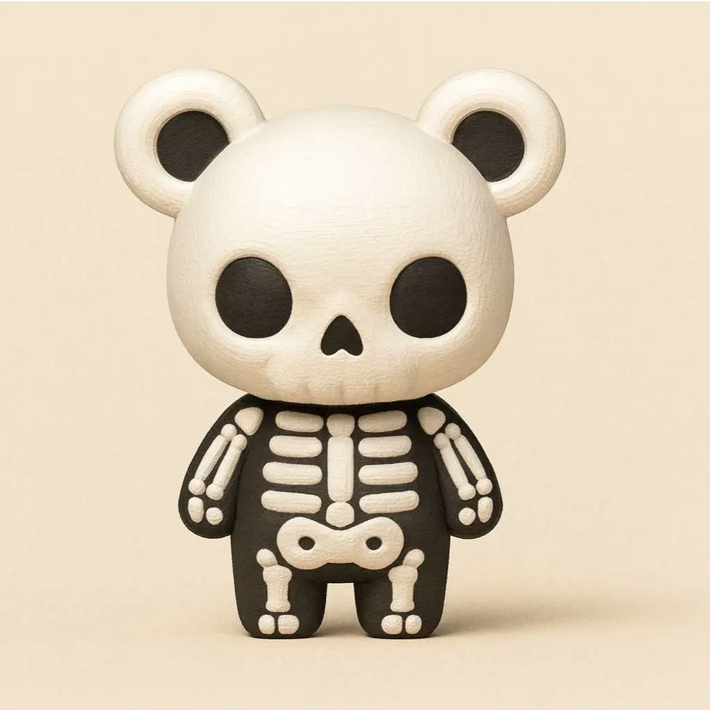 3D Printer Files | 3MF File | Skeleton panda | Creality Cloud