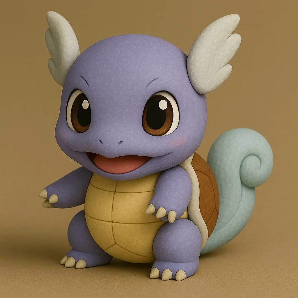 Characters & Creatures STL Download - Wartortle pokemon chibiby Pablo ...