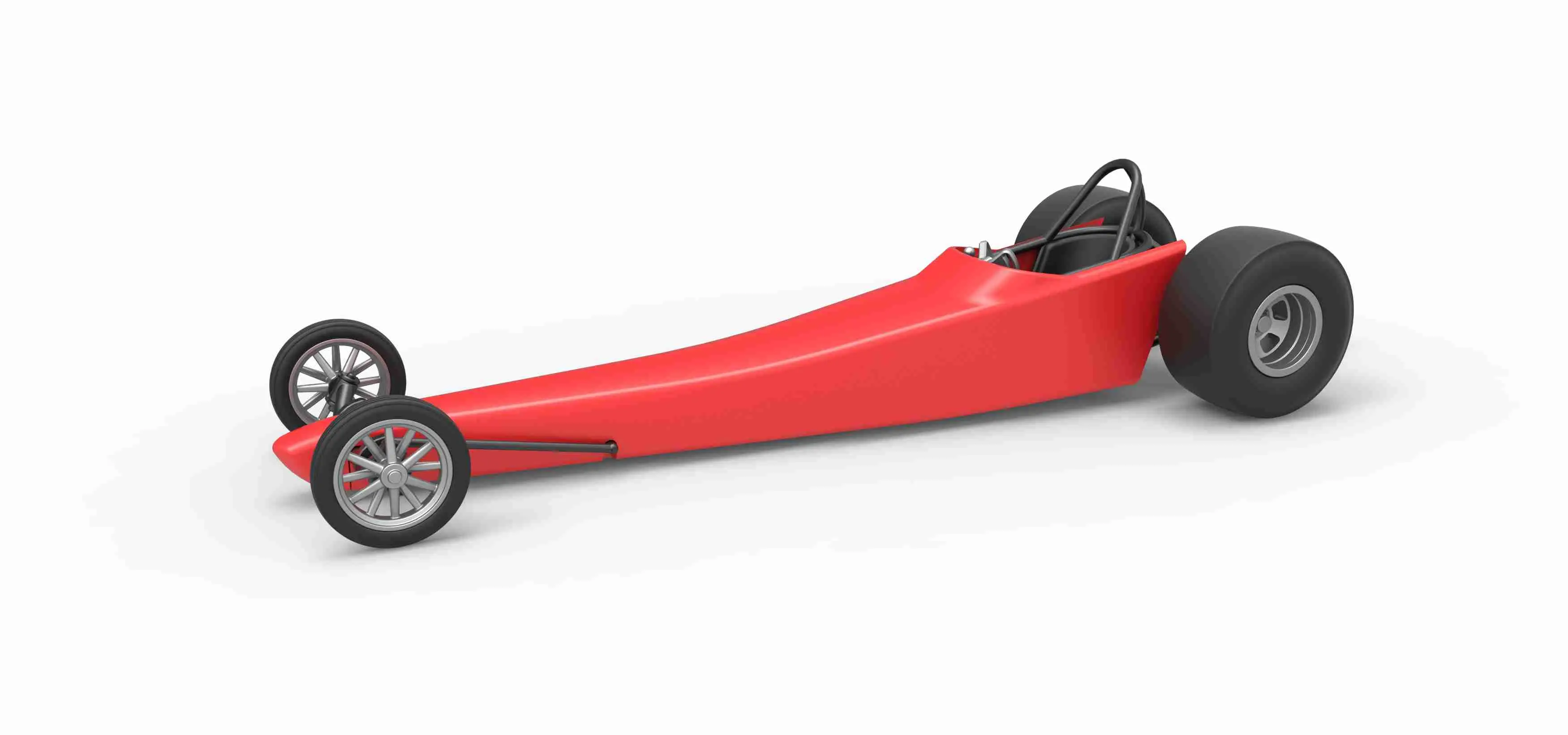 Diecast dragster with Turbo drag axle Scale 1 to 25 | 3D models ...