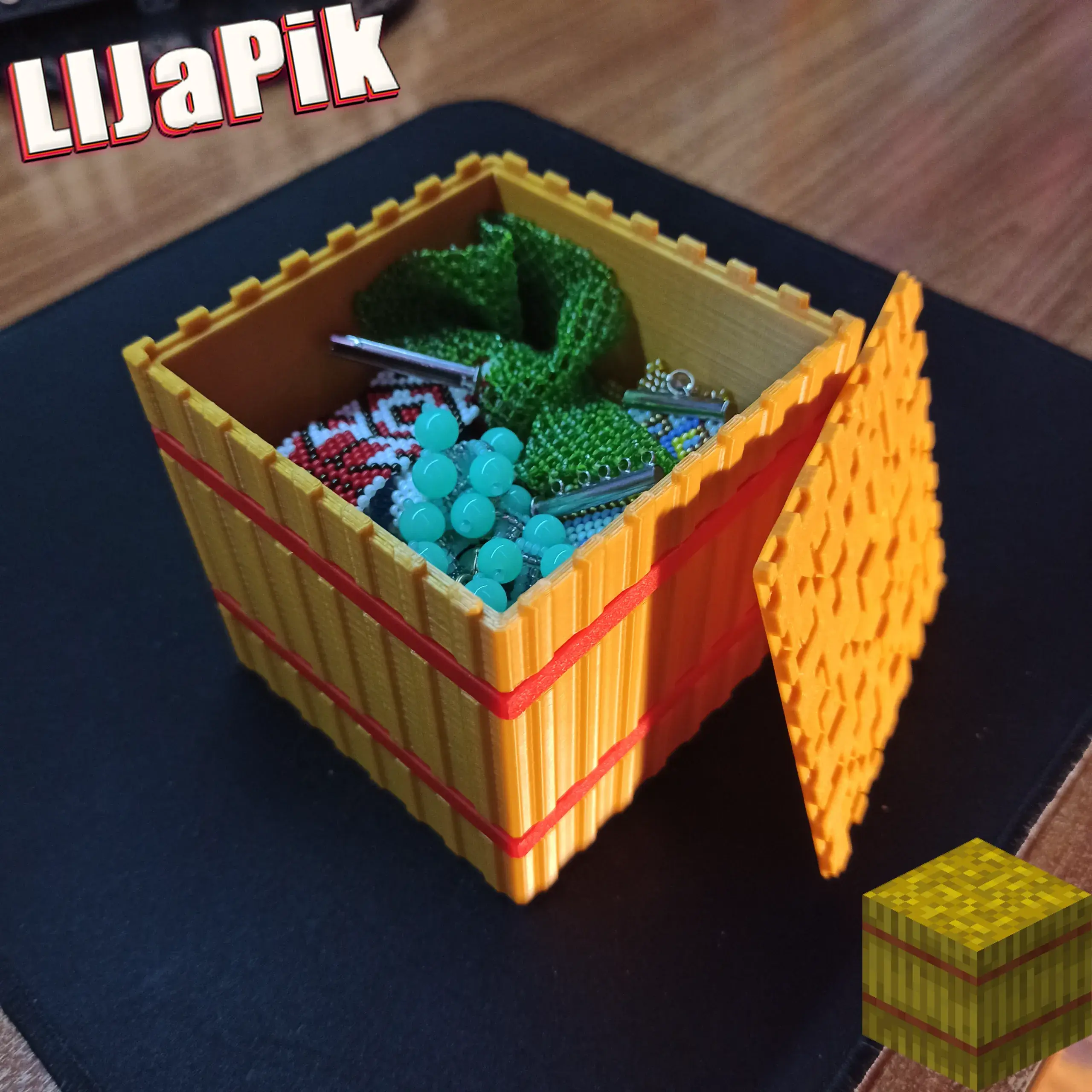 Other STL Download - Minecraft Hay Bale / Майнкрафт Сено / Сhest ...