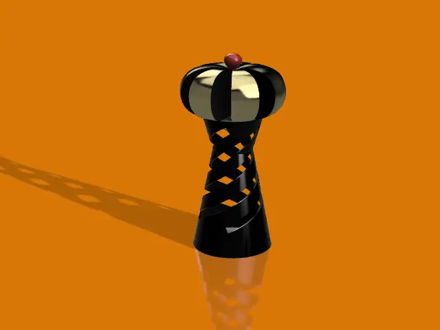 Board Games & Card Games STL Download - CHESS QUEENby Cad Kings