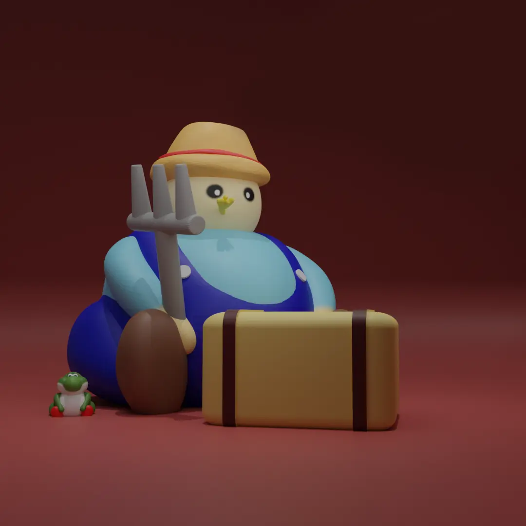 Exclusive 3D Prints | Farmer Chonk - MEME - CREALITY CLOUD EXCLUSIVE ...