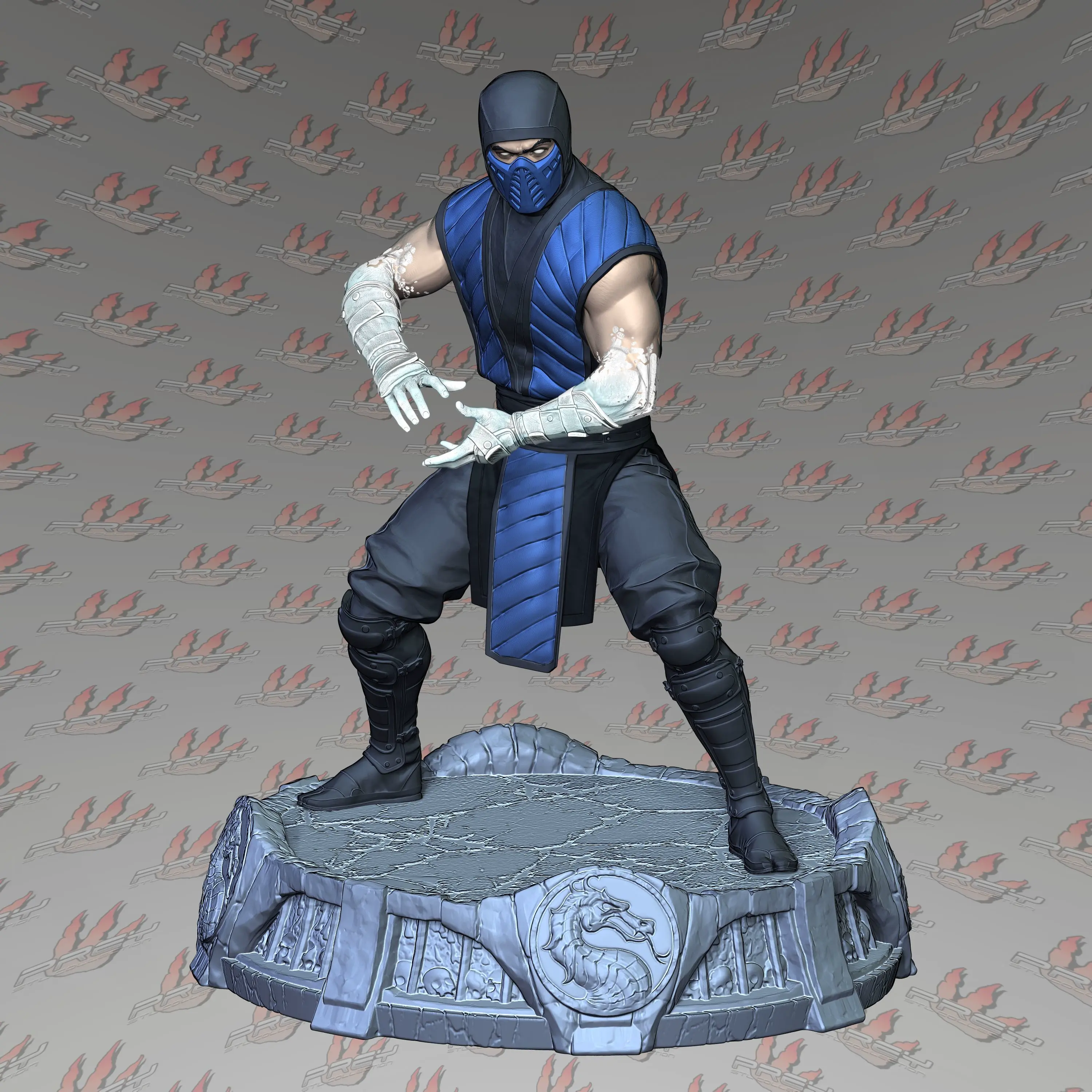 Characters & Creatures STL Download - CLASSIC SUB ZEROby PREYstudio