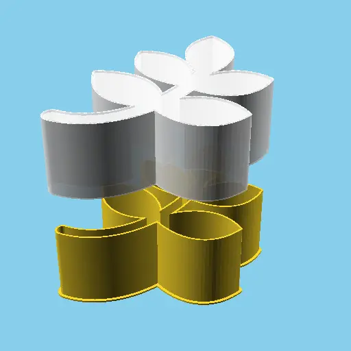 3D Printer Files | 3MF File | Branch with Leaves, nestable box (v1 ...