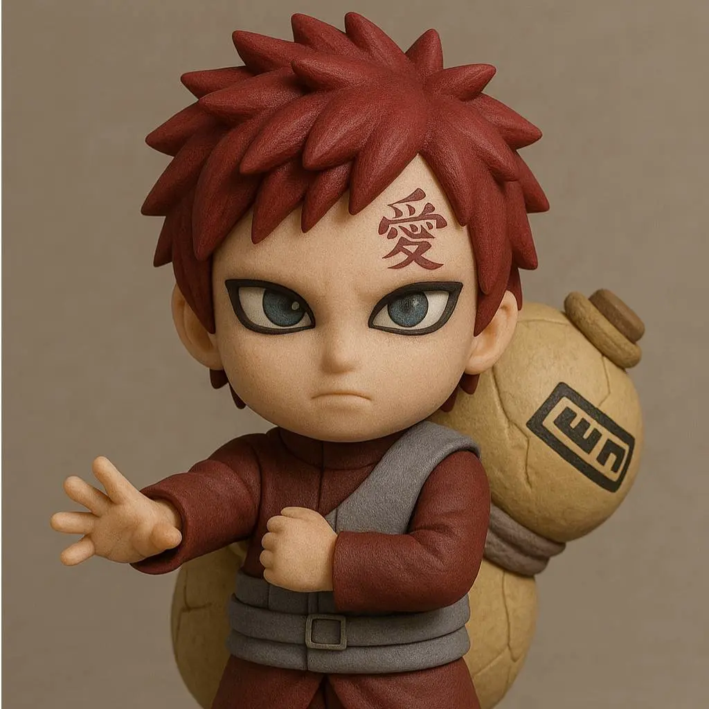 Characters & Creatures STL Download - Gaara - Narutoby GALAXIARUM 3D