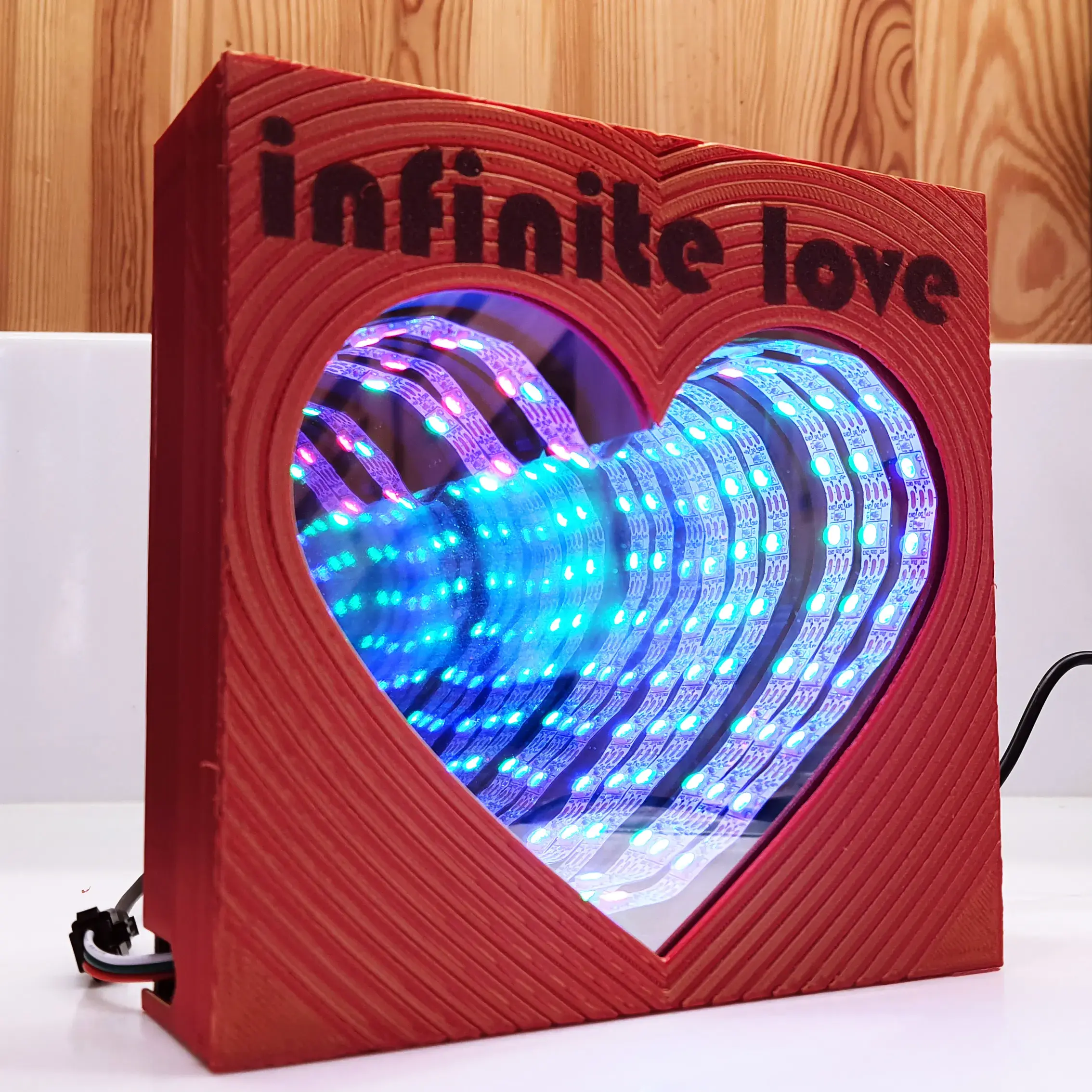 3D Printer Files | 3MF File | Mirror tunnel "infinite love" | Creality Cloud
