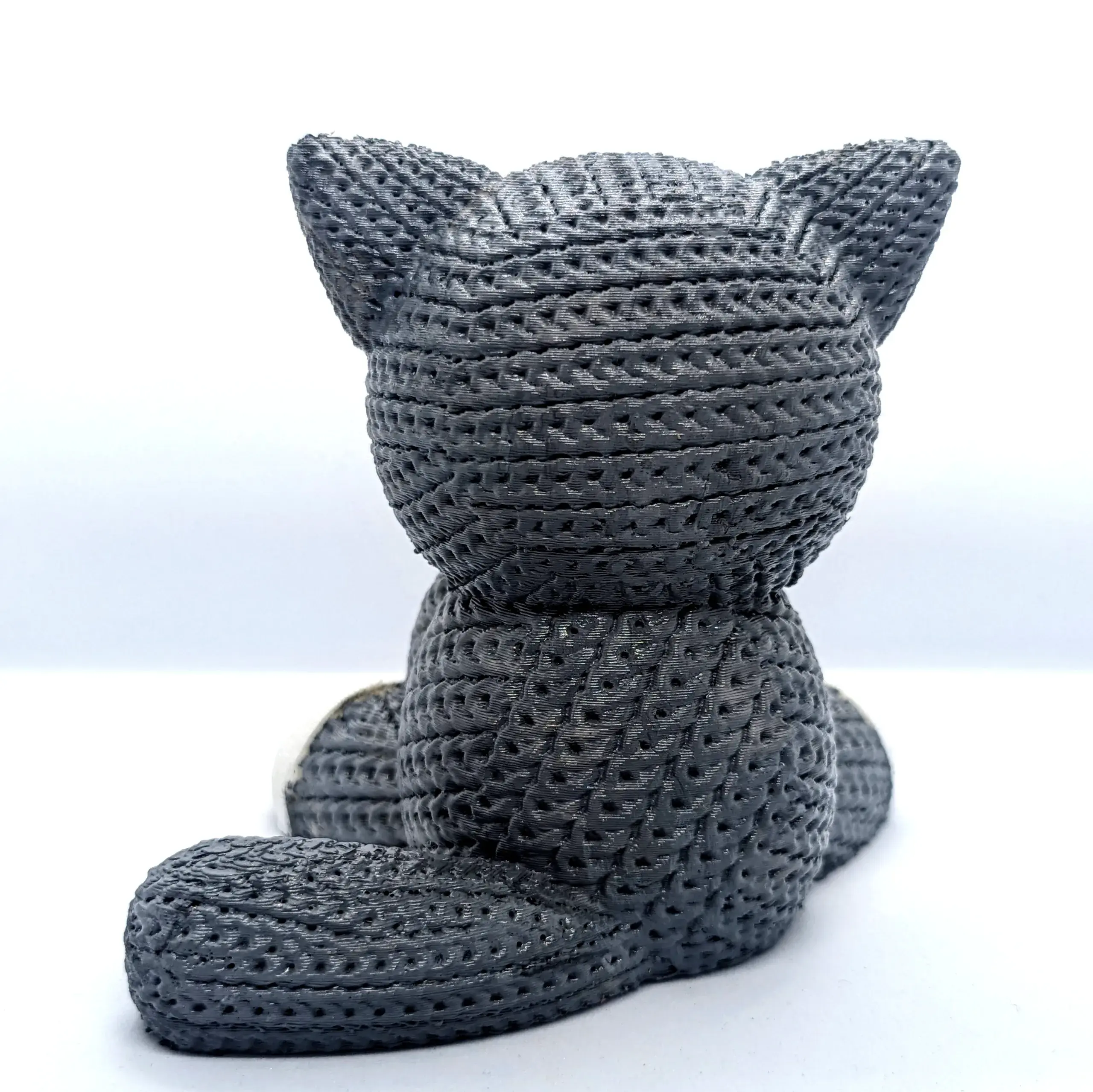 Characters & Creatures STL Download - Knitted cat (cute)by Anukalpgenesis3d