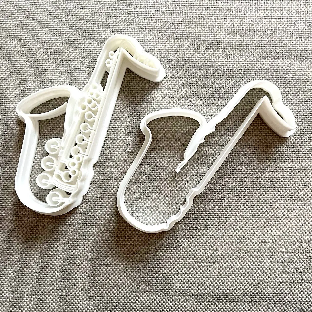 3D Printer Parts STL Download - Saxophone cookie cutter imprint shape ...