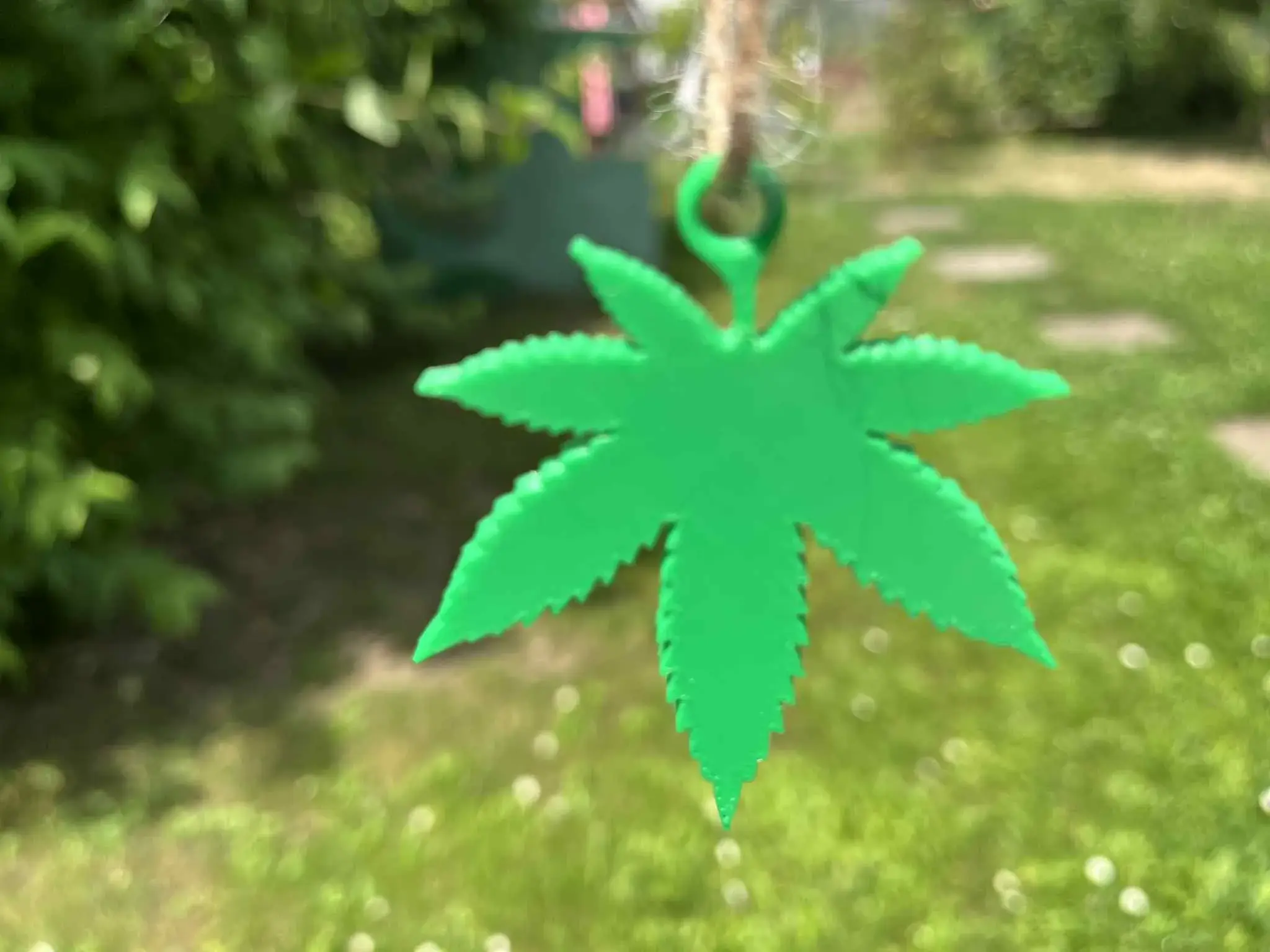 3D Printer Files | 3MF File | Cannabis pendant on the doorknob or ...