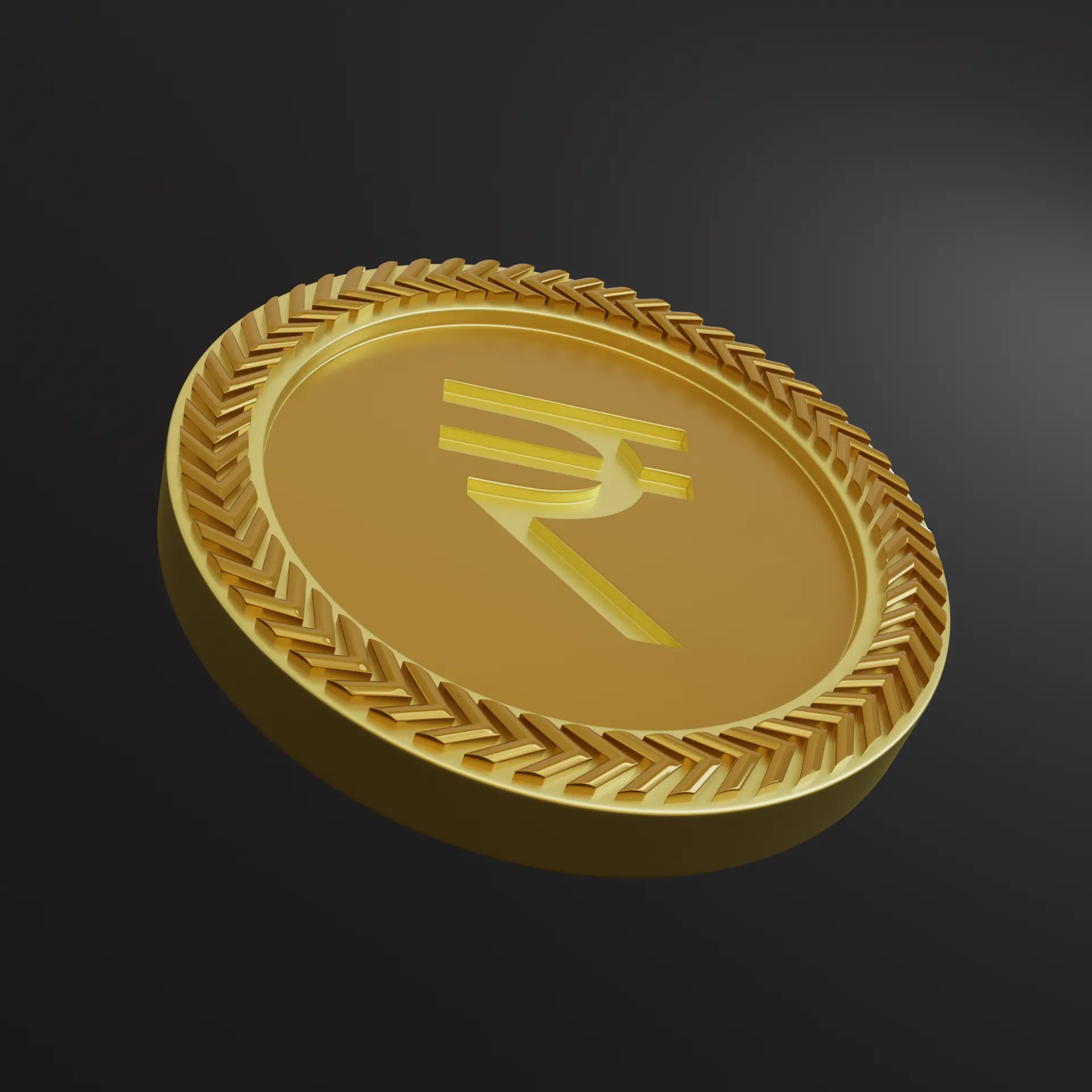 Free Badges & Coins STL Download - Rupee coinby Mart 3D world