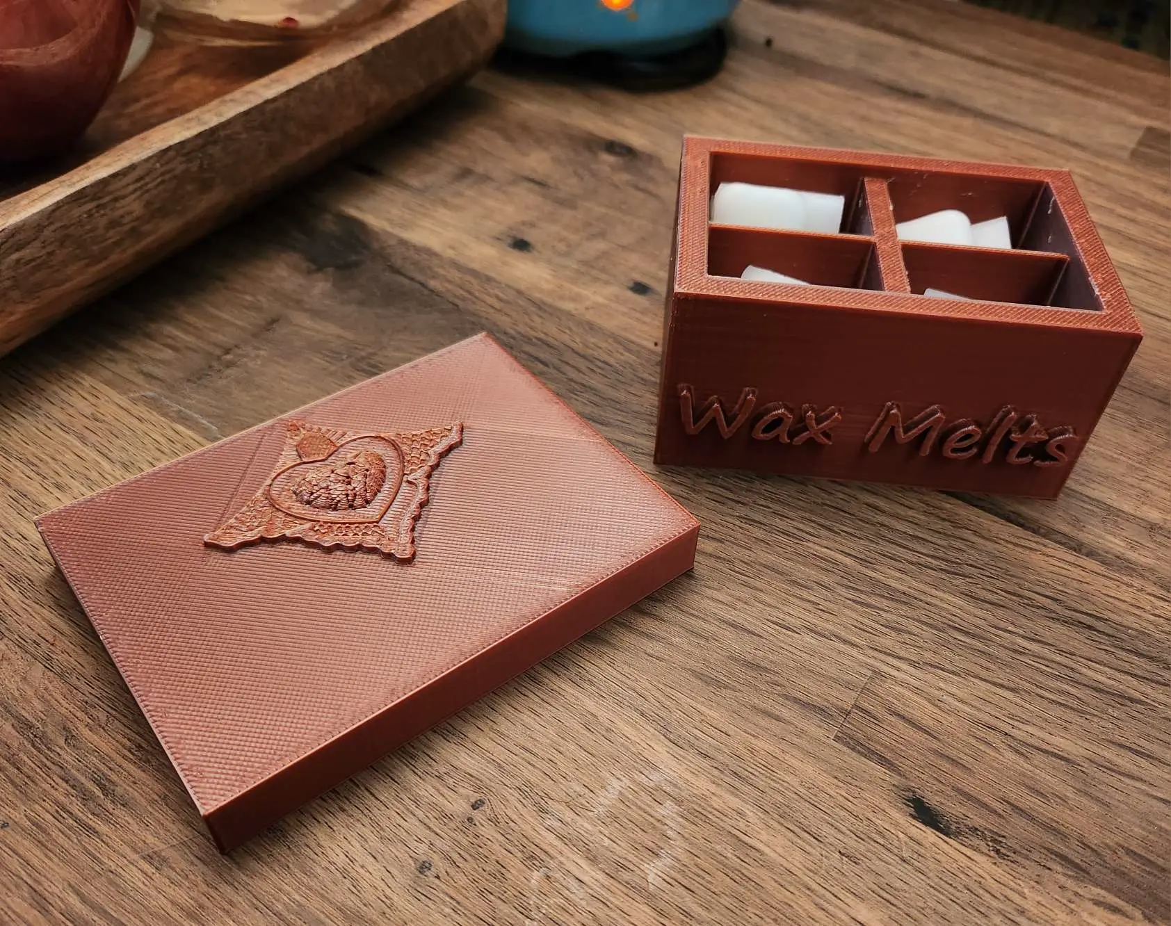 Hobbies & DIY STL Download - wax melt storage box containerby ...
