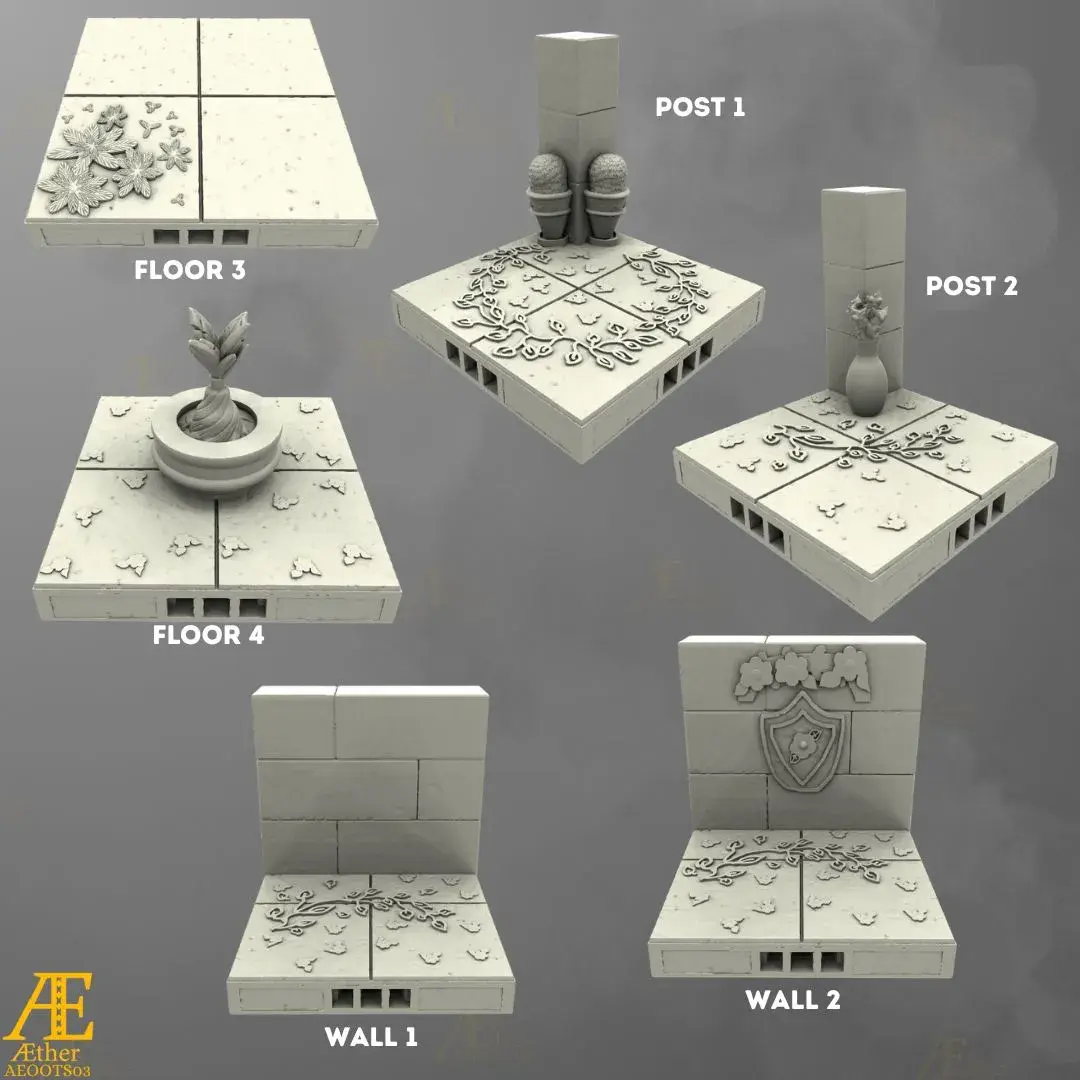 Props & Terrain STL Download - AEOOTS03 - Clodhopper Hallby Aether Studios