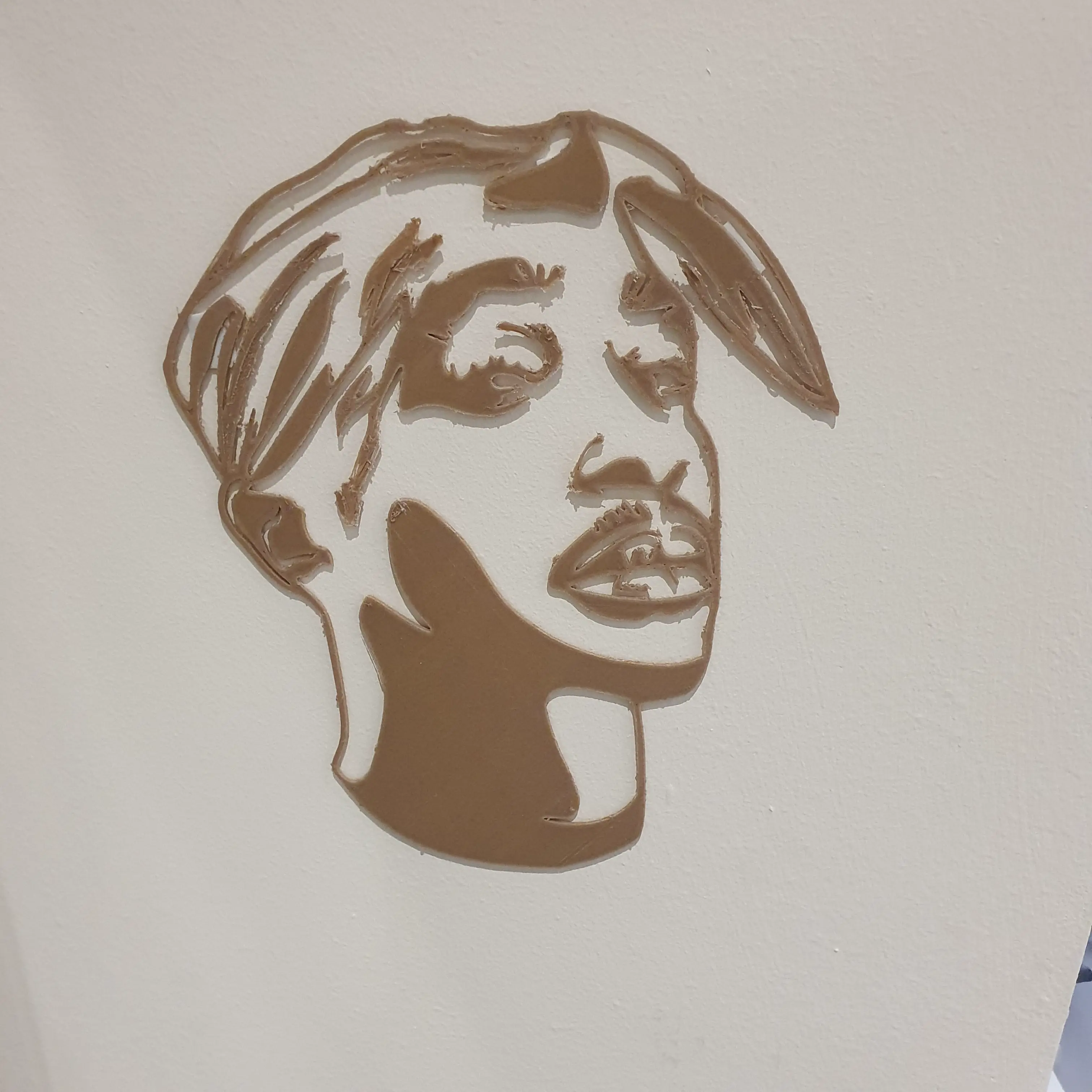Digital Art STL Download - 2pac wall artby TheLeGeNd93