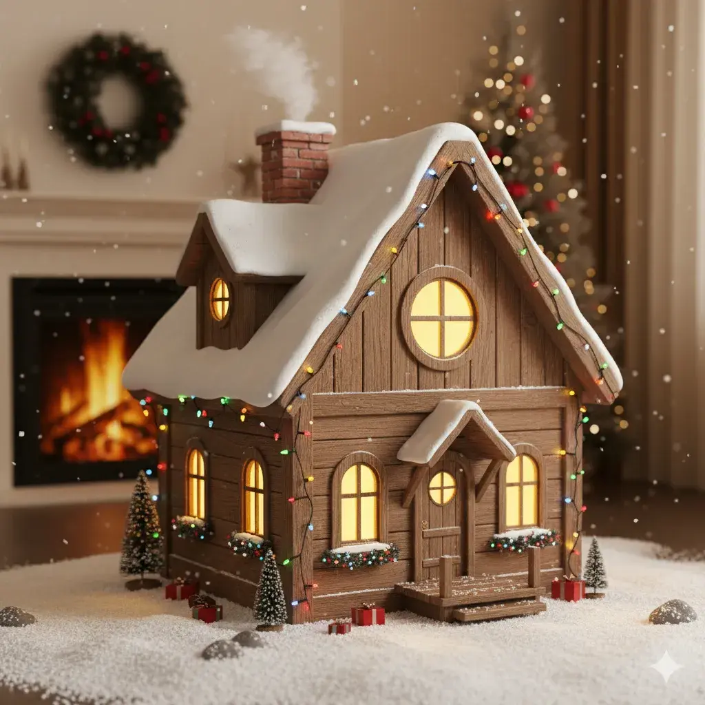 3D Printer Files | 3MF File | Santa Clauss house in Lapland | Creality ...