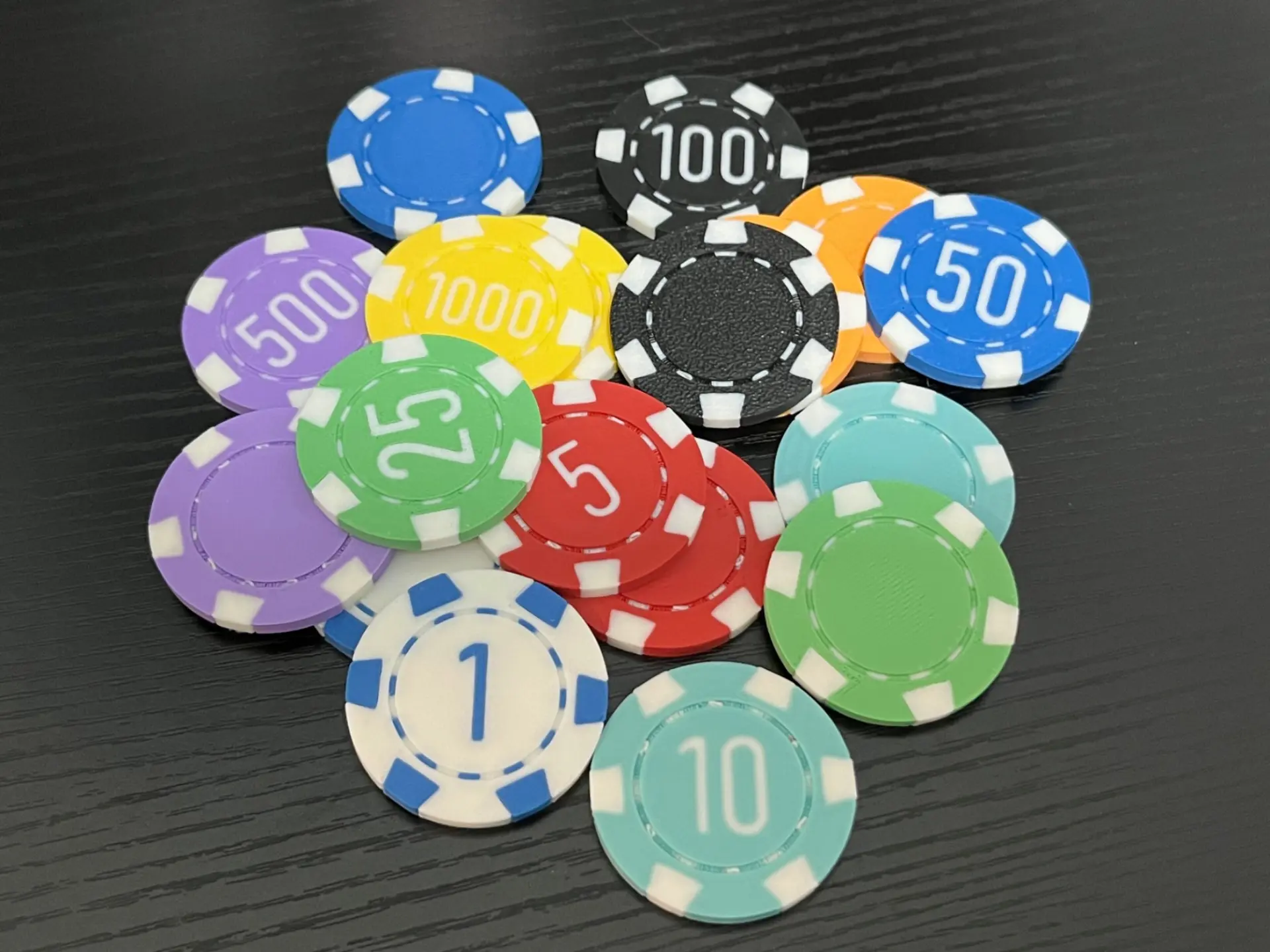 Free Other STL Download - Poker Chips Plain and Numberedby JonanSeeley
