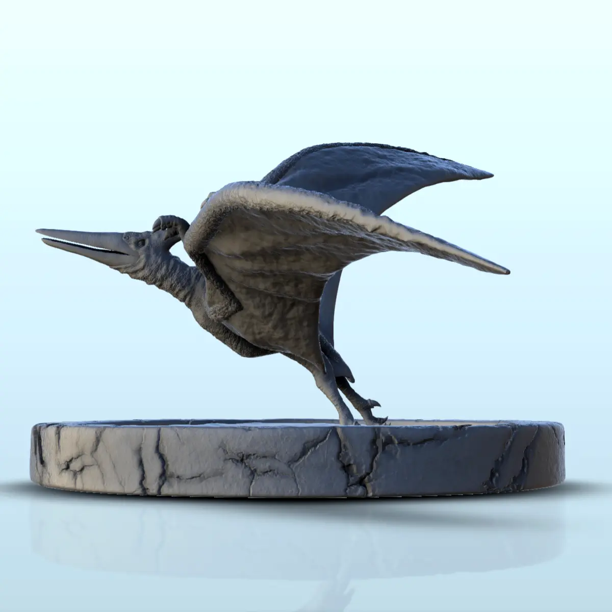 Other STL Download - Pterodon dinosaur (16) - miniatures figure statue sceneryby Hartolia Miniatures