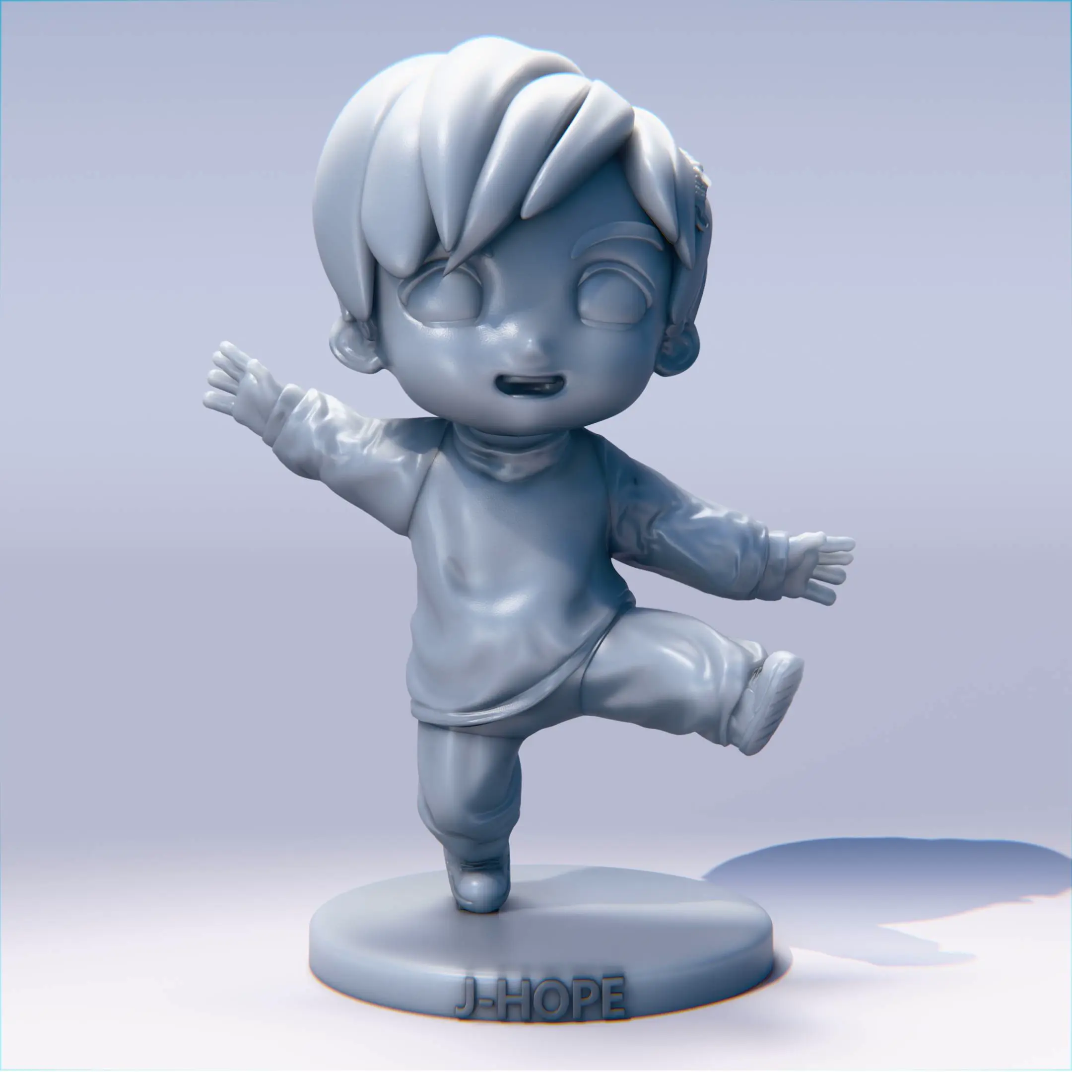 3D Printer Files | 3MF File | J-Hope | Chibi | BTS Fan Art | Creality Cloud