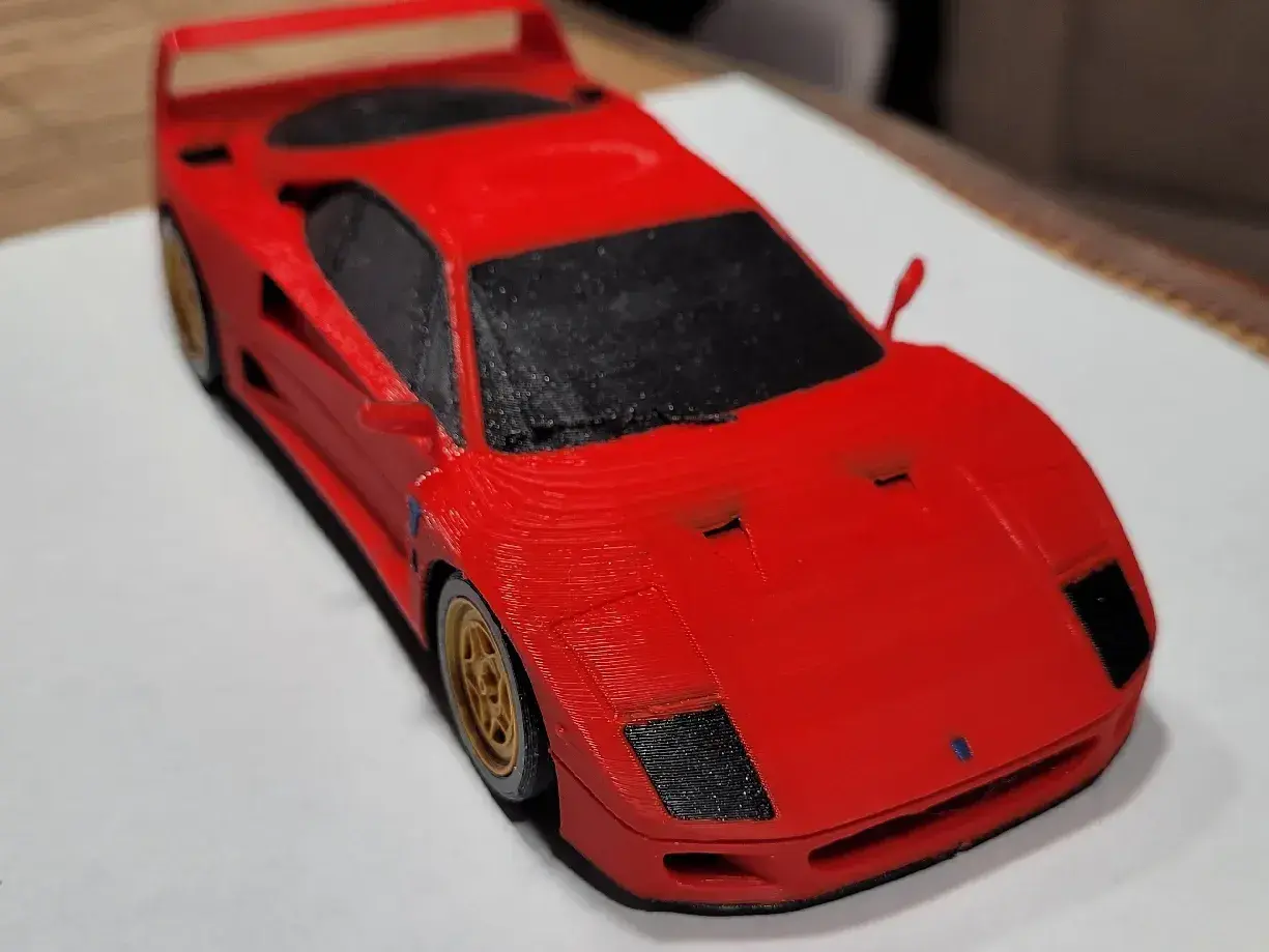 3D Printer Files | 3MF File | Ferrari F40 Kit Card | Creality Cloud