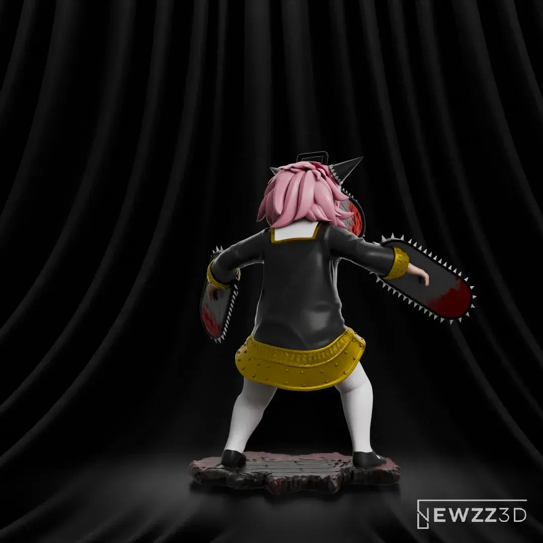 Characters & Creatures STL Download - Anya Forger x Chainsawby Newzz3D