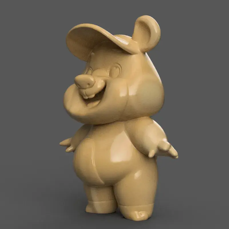 Other STL Descarga - Cute Bear 3D Model – Fun Cartoon Decoration STL - HIve