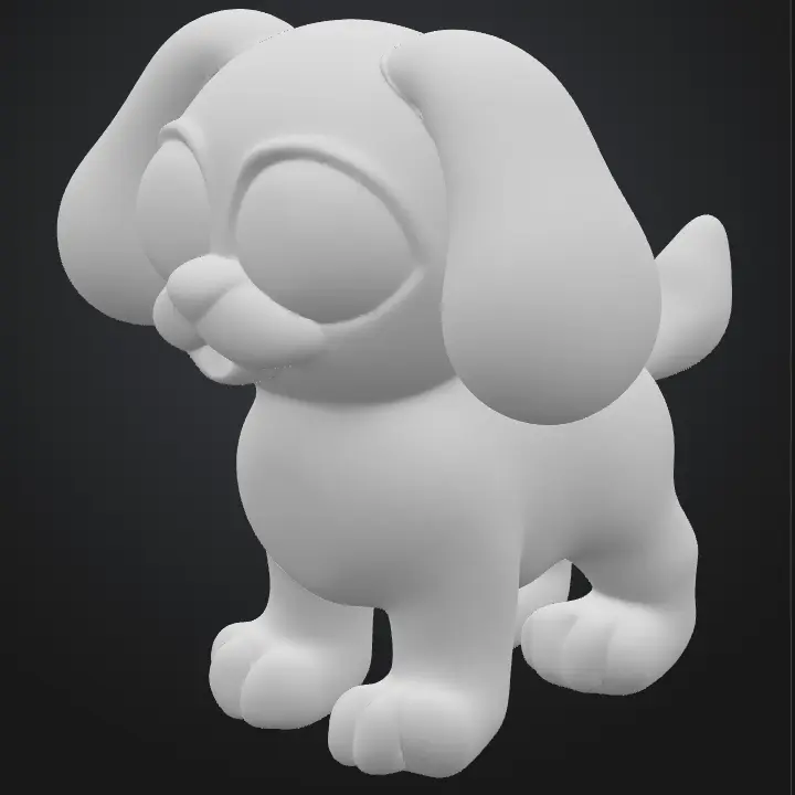 Free Other STL Download - Cute Puppy Dogby Katt Love